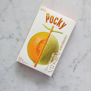 Melon flavoured Pocky - Shop and Box